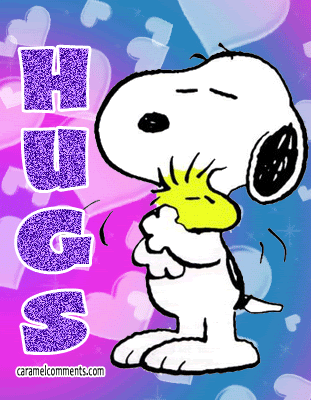 Snoopy & Woodstock Hugs gif by woodstockforever | Photobucket